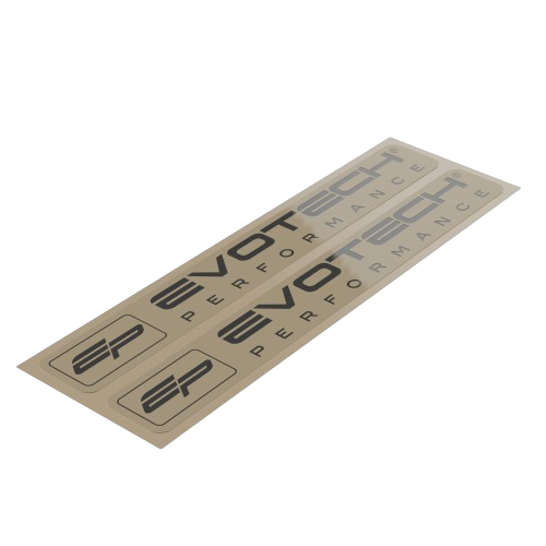 Evotech Performance Sticker Black Evotech Performance