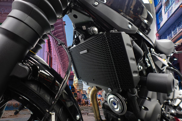 Evotech Radiator Guard - Royal Enfield Himalayan 450 (2024+) – Evotech ...