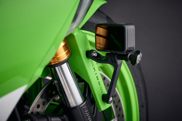 Evotech Action / Safety Camera Front Mudguard Mount - Kawasaki Ninja H ...
