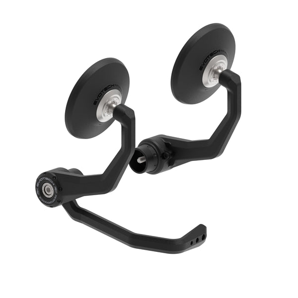 Evotech Bar End Mirrors / Brake Protector (Retro) - Triumph Street Tri ...