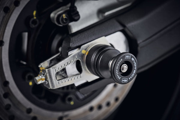 EP Paddock Stand Bobbins | Ducati Scrambler Café Racer – Evotech ...